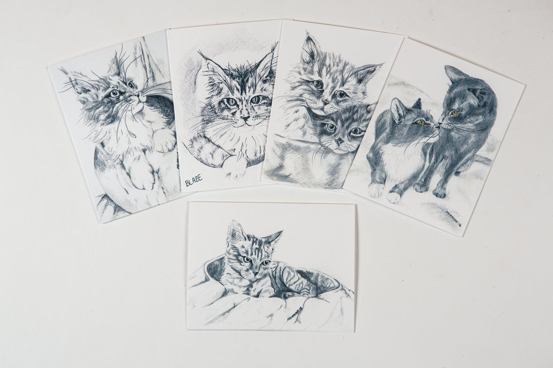 Ember's FIP Angels Note Cards Set B – ZenByCat
